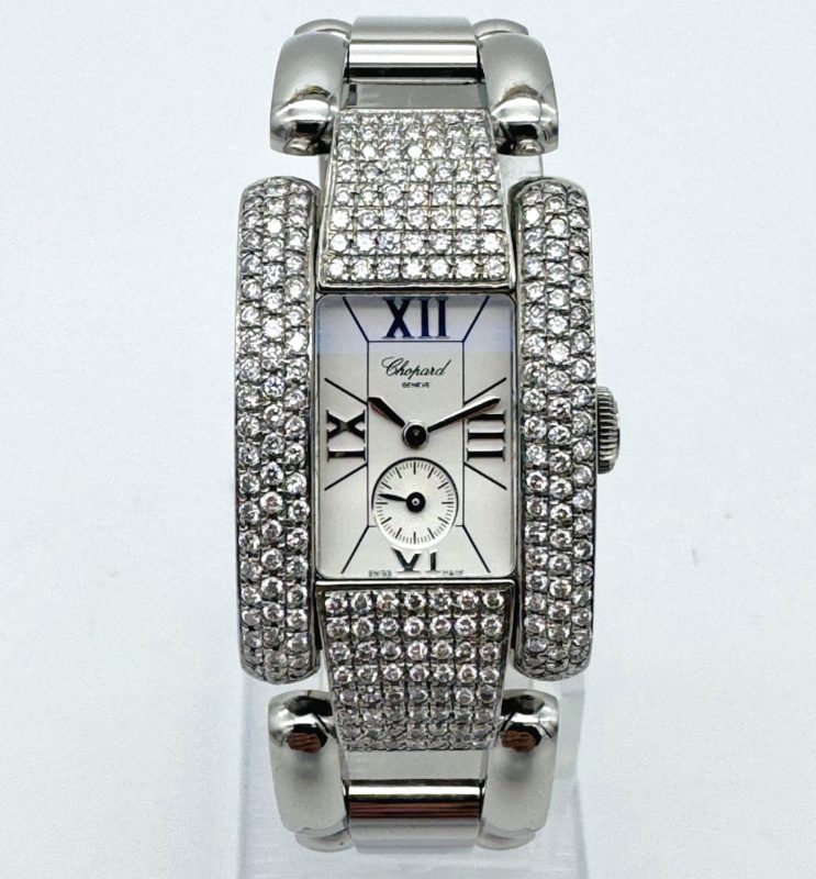 Chopard La Strada Acier & Diamants circa 1995 Full set - Horlogerie ...